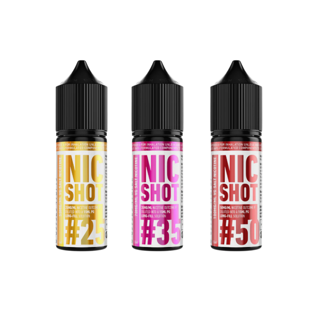 25mg Vape Creations – Longfill Nic Shot – Saltnic (15ml) – Vapor Van
