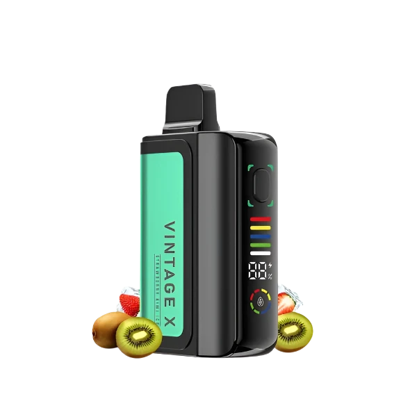 Strawberry Kiwi Ice Punkapes Vintage X 10,000 Puff Dual Mode Mesh 50MG ...